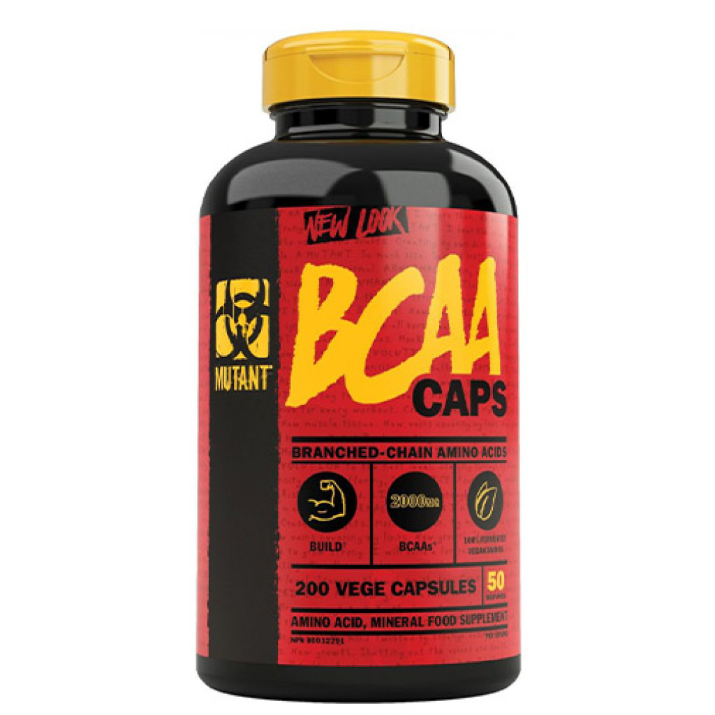 Аминокиселина MUTANT 100% Free Form, 200caps.