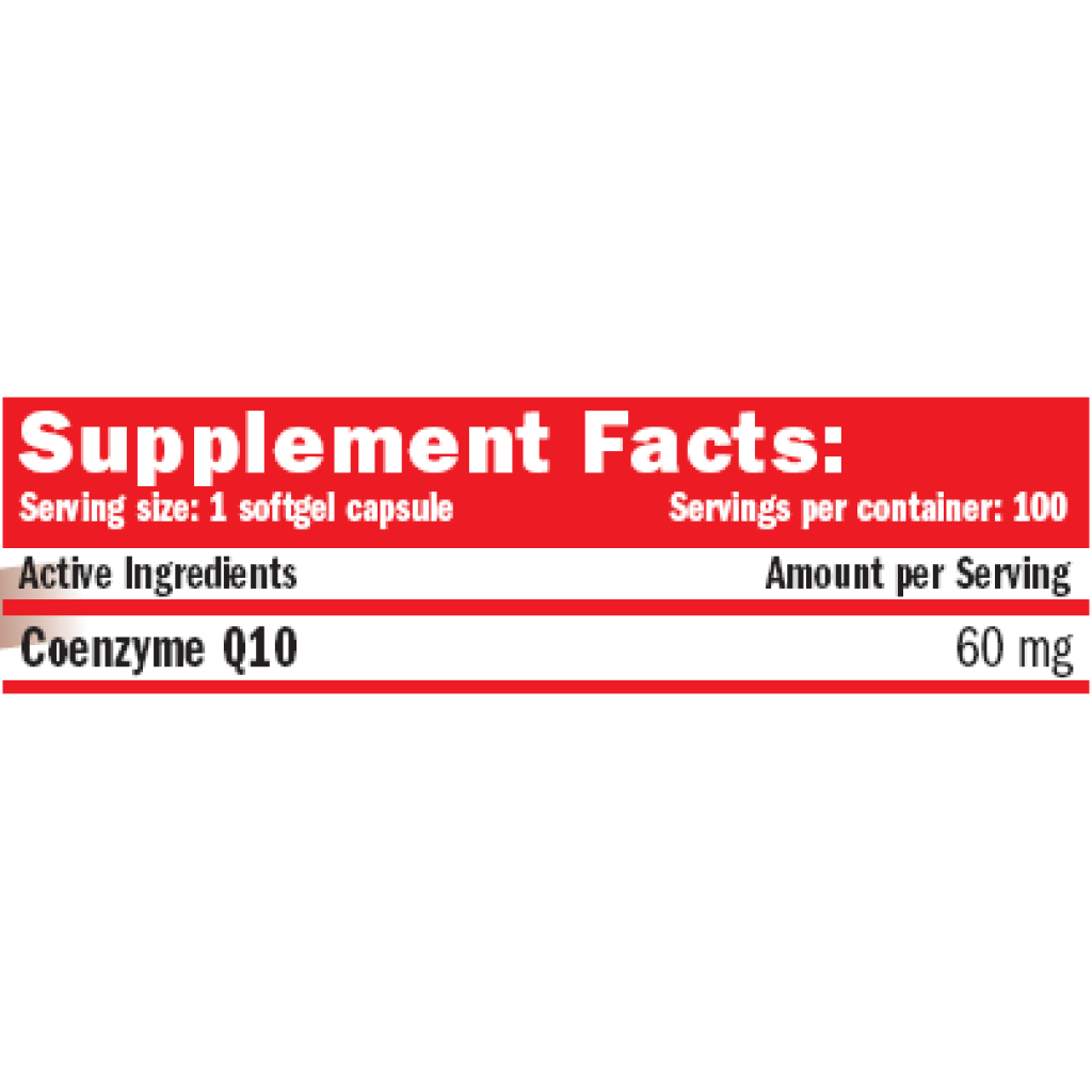 Коензим Q10 AMIX 60 mg., 100 капсули