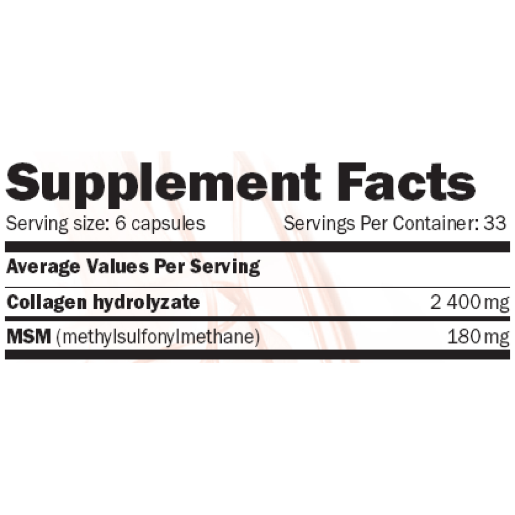 Osteo Gelatin AMIX with MSM, 200 капсули