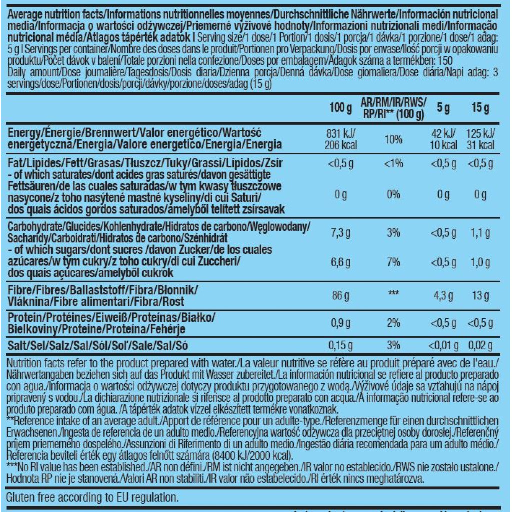 Фибри BIOTECH USA Fiber Mix Drink Powder, 750гр