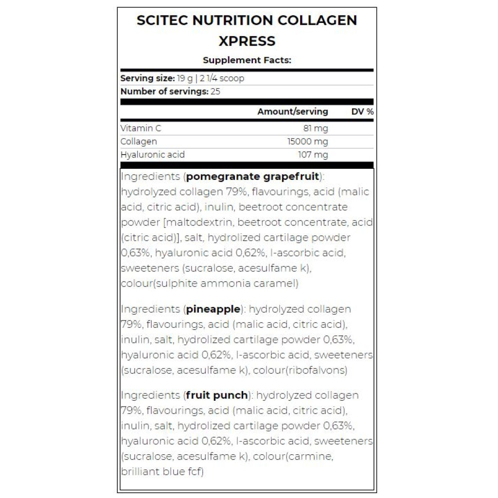 Колаген SCITEC Collagen Xpress, 475g