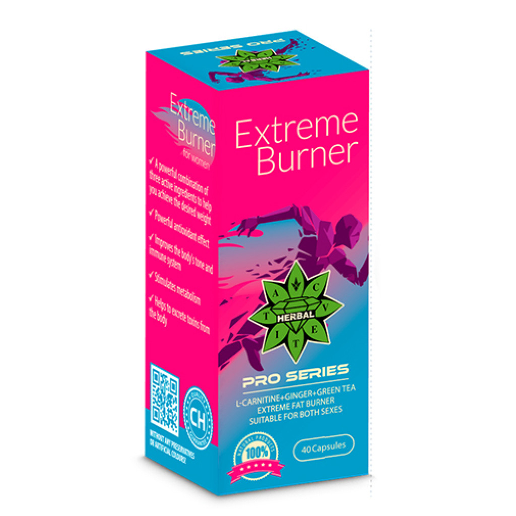 Фет бърнър CVETITA HERBAL Extreme Burner, 40 капс.