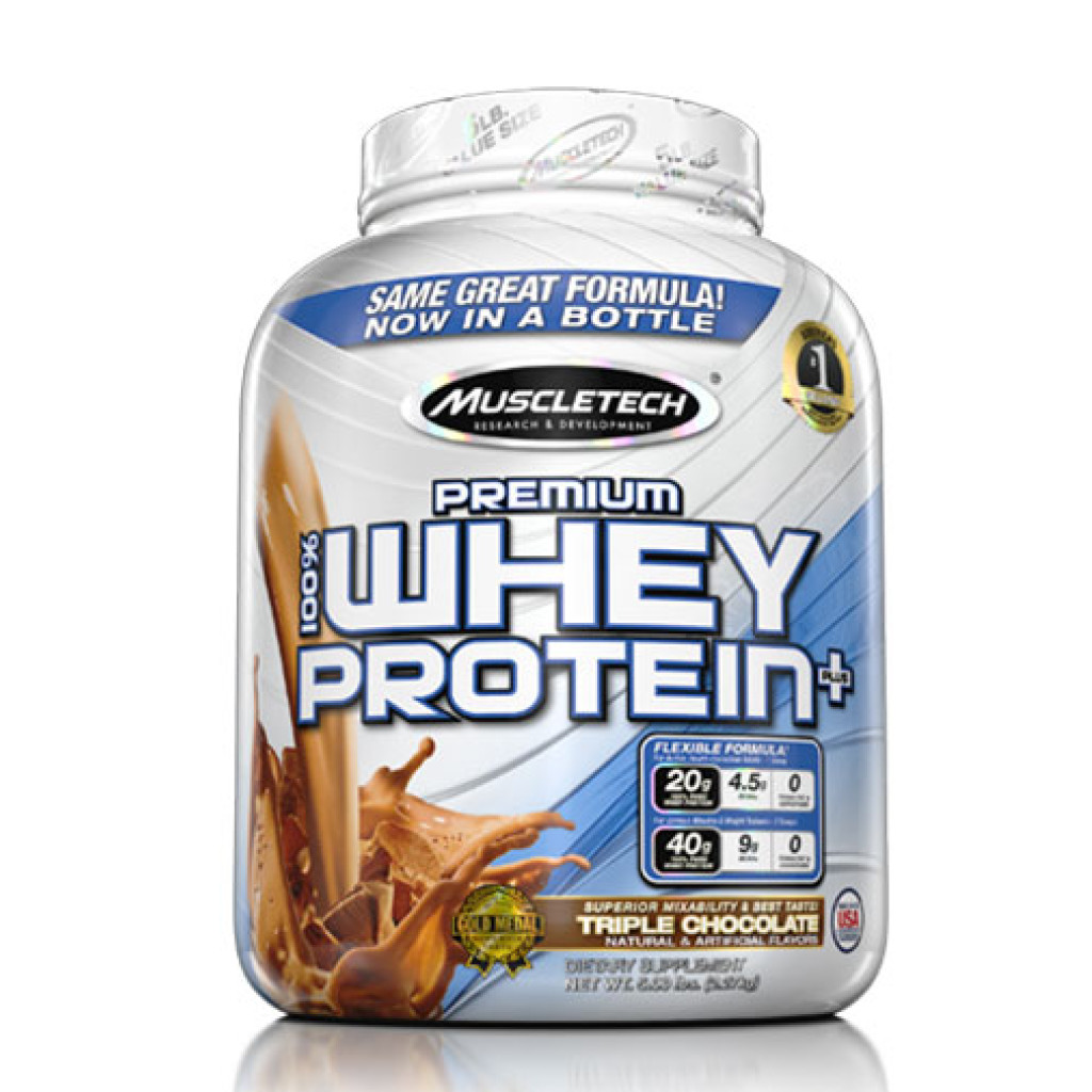 Суроватъчен протеин MUSCLETECH 100% Premium Whey Protein Plus, 2,270 кг